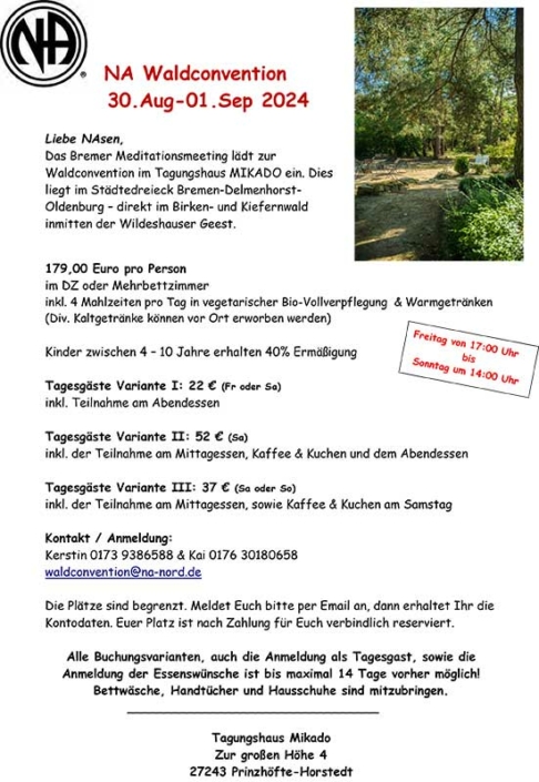 Conventions • Narcotics Anonymous